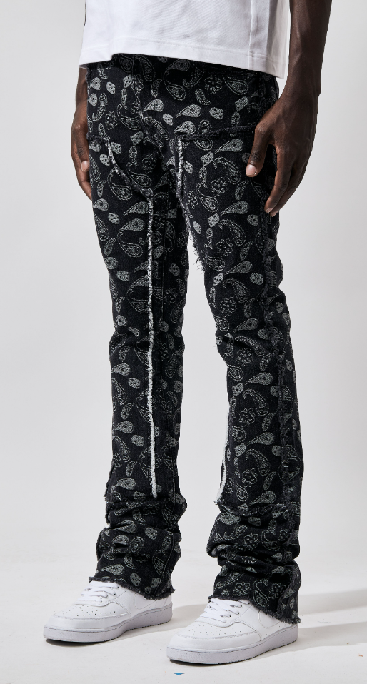 Men KINDRED Jacquard Pattern Stacked Pants – Urban Appeal Fort Pierce