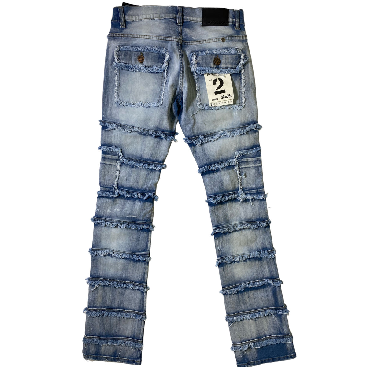 Men FWRD DENIM CO. Patchwork True Stacked Denim Jeans – Urban Appeal ...