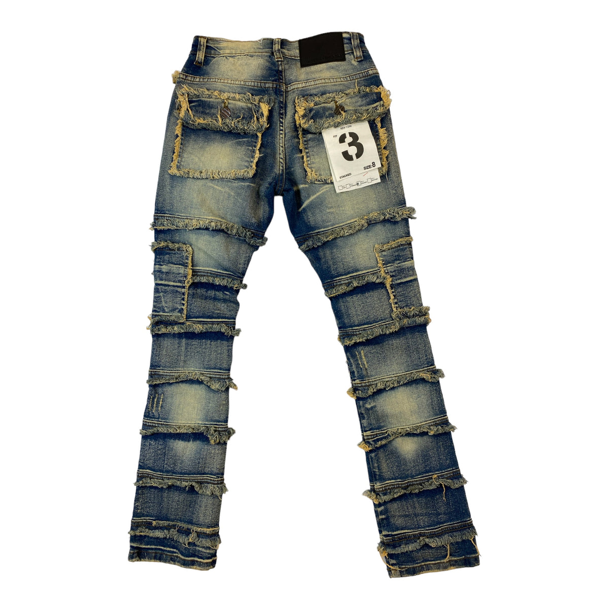 Kids FWRD DENIM CO. Patchwork True Stacked Denim Jeans – Urban Appeal ...