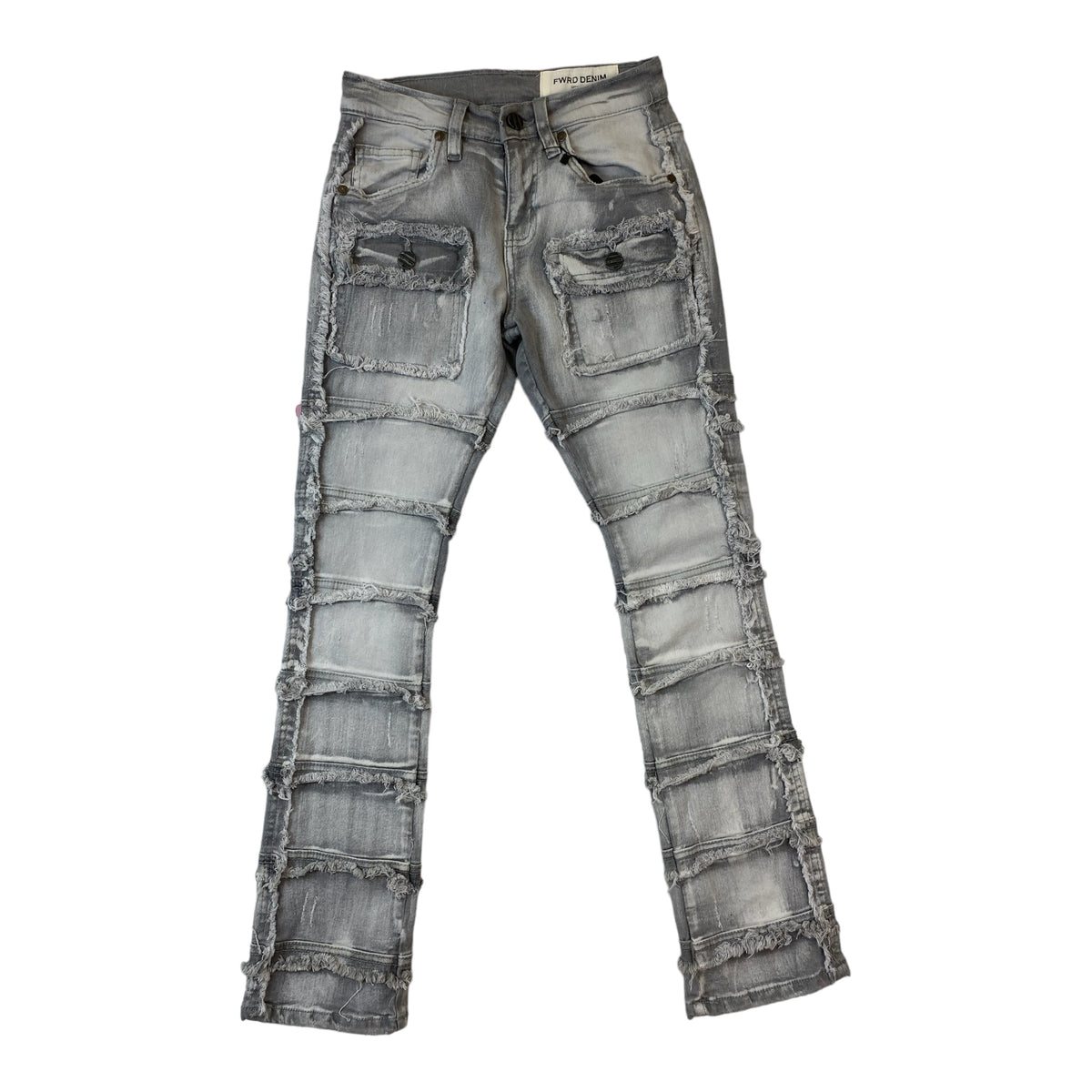 Kids FWRD DENIM CO. Patchwork True Stacked Denim Jeans – Urban Appeal ...
