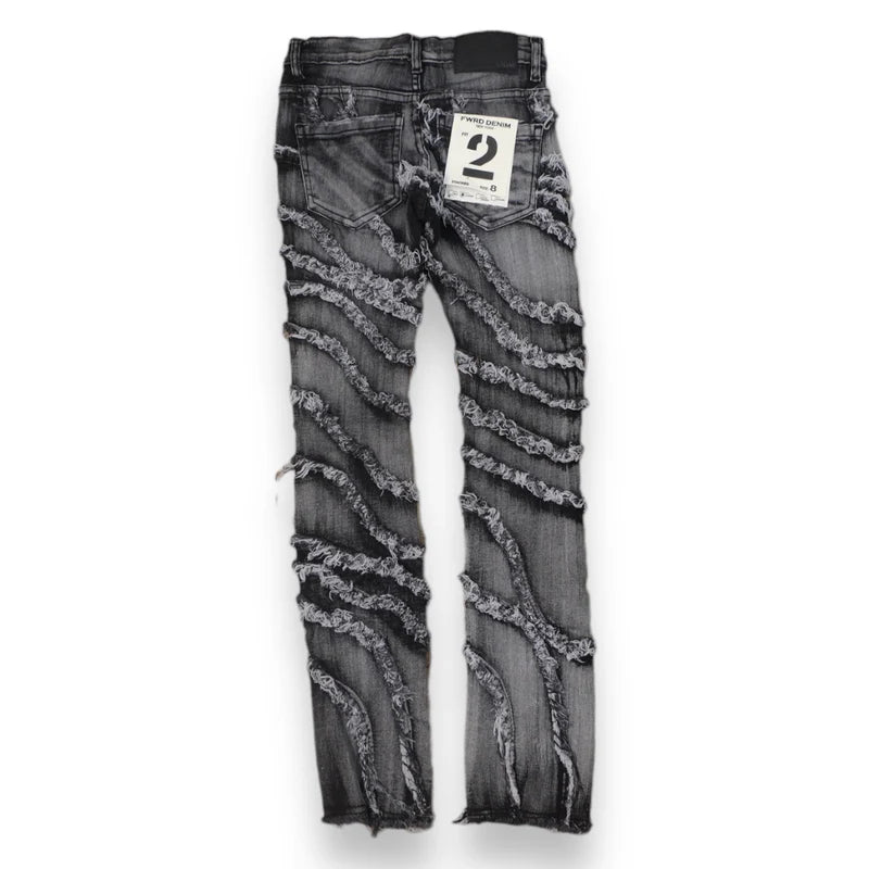 Kids FWRD DENIM & CO. Stacked Jagged Denim Jeans – Urban Appeal Fort Pierce