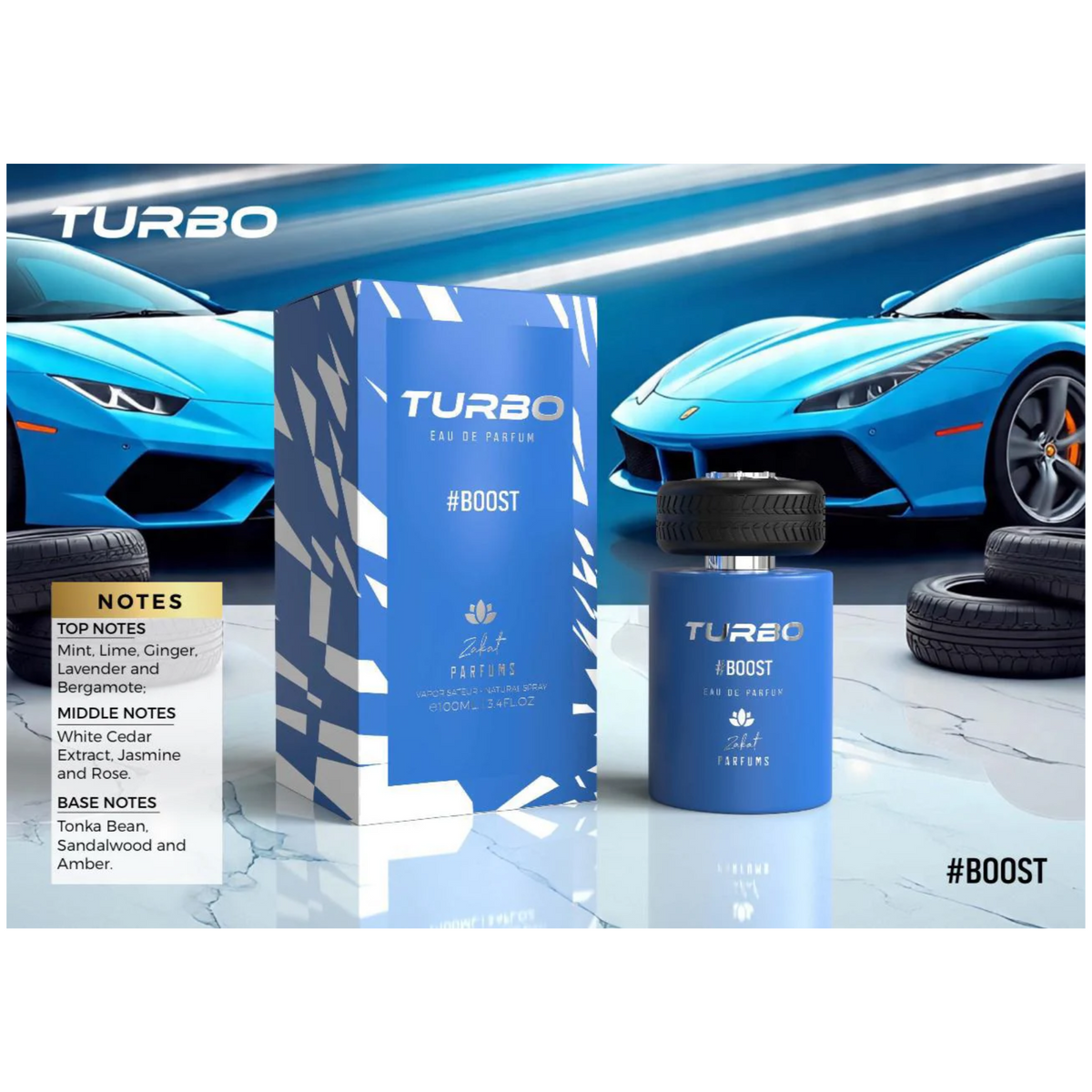 Turbo Boost By Zakat Eau de Parfum 100ML (3.4 FL OZ) For Men – Urban ...